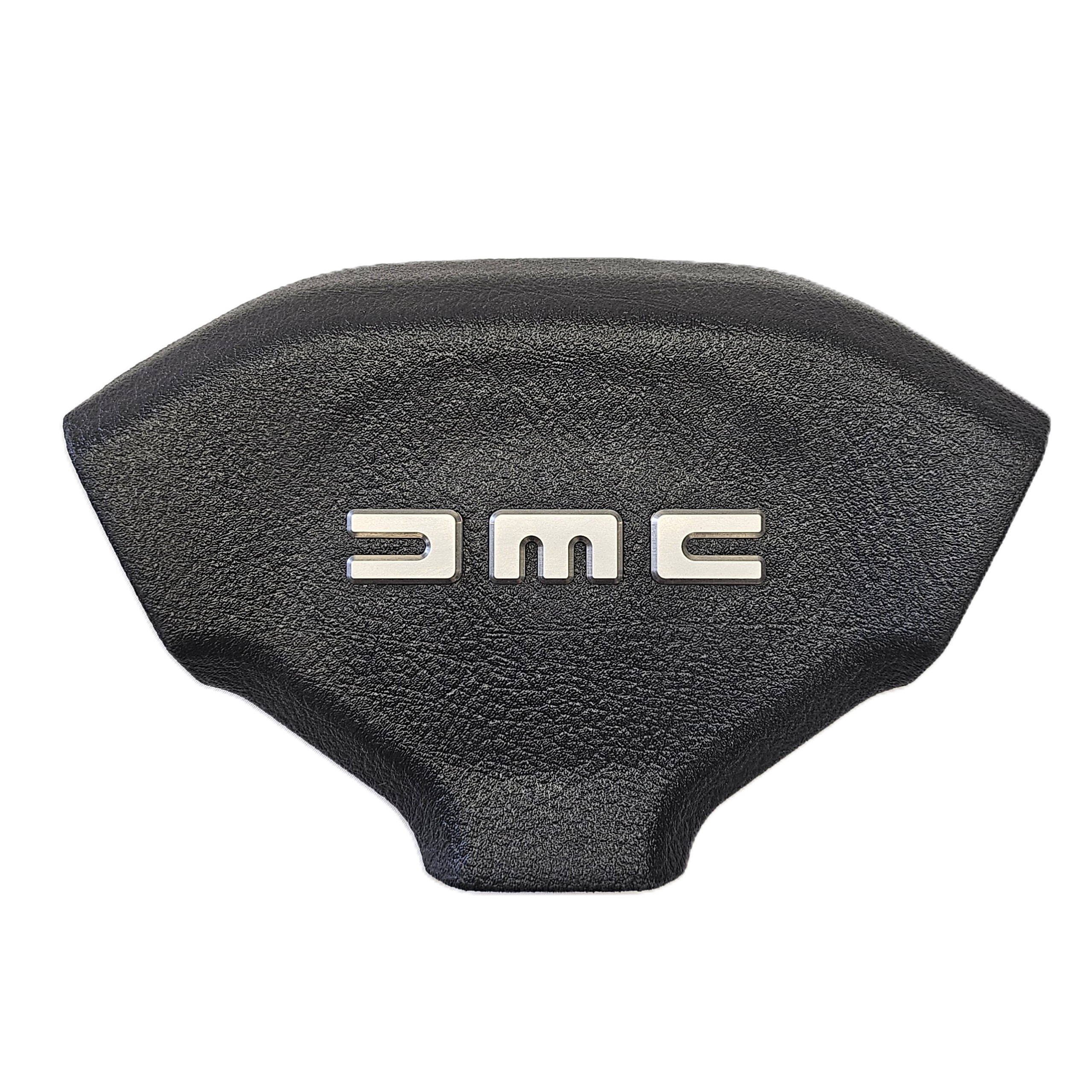 Center Pad, Steering Wheel w/ "DMC" Logo - DeLorean Midwest
